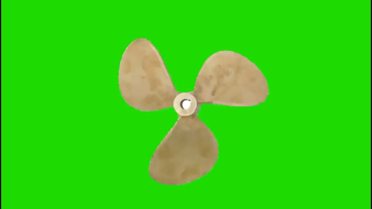 rotary fan green screen - YouTube