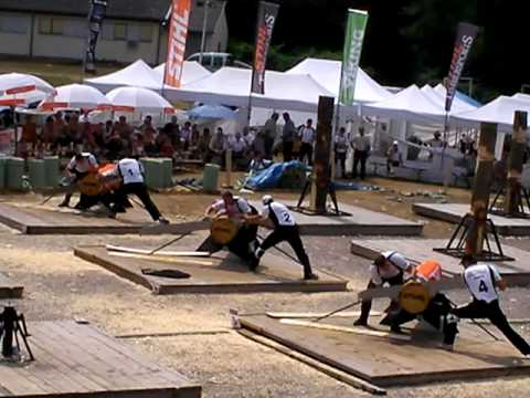 Stihl Timbersports 2010 France Schirrhein Single Buck Jason Wynyard ...