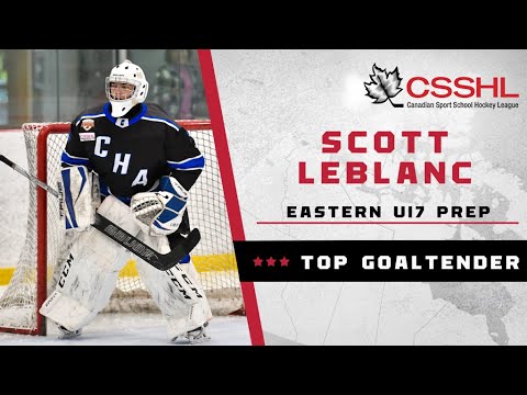 Scott LeBlanc - Eastern U17 Top Goaltender - YouTube
