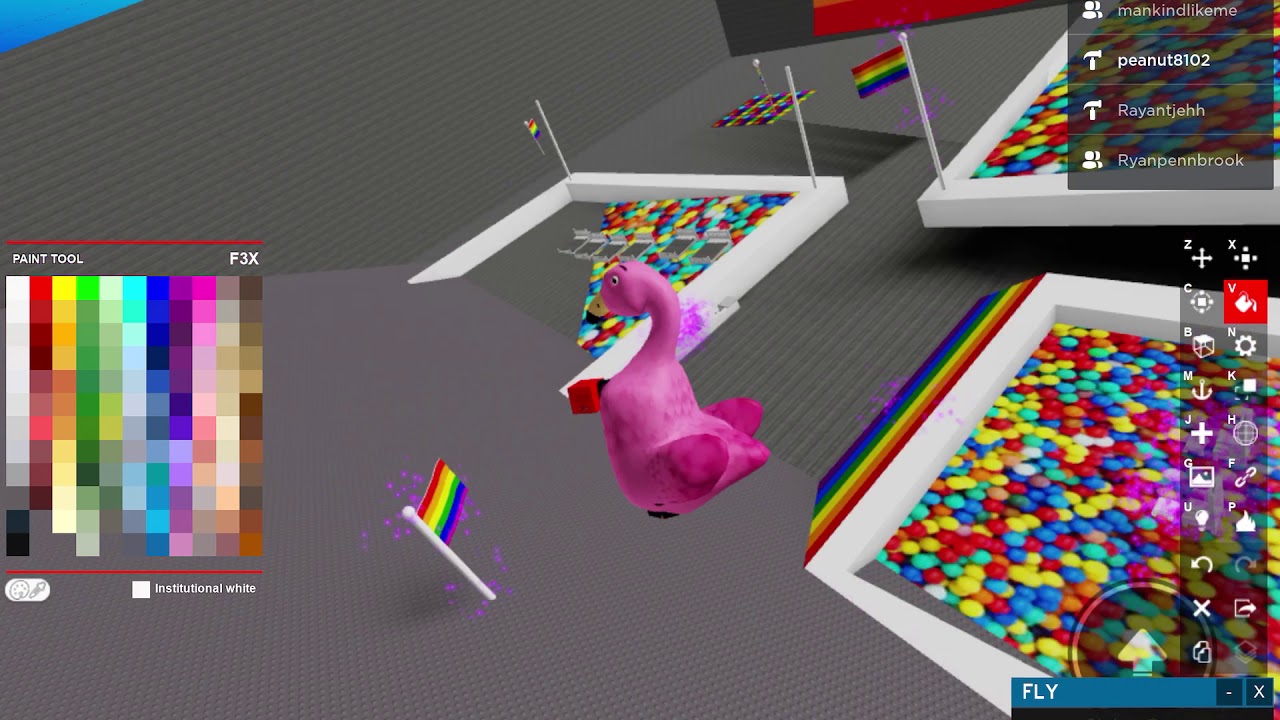 Trolling with btools in ball pit - YouTube