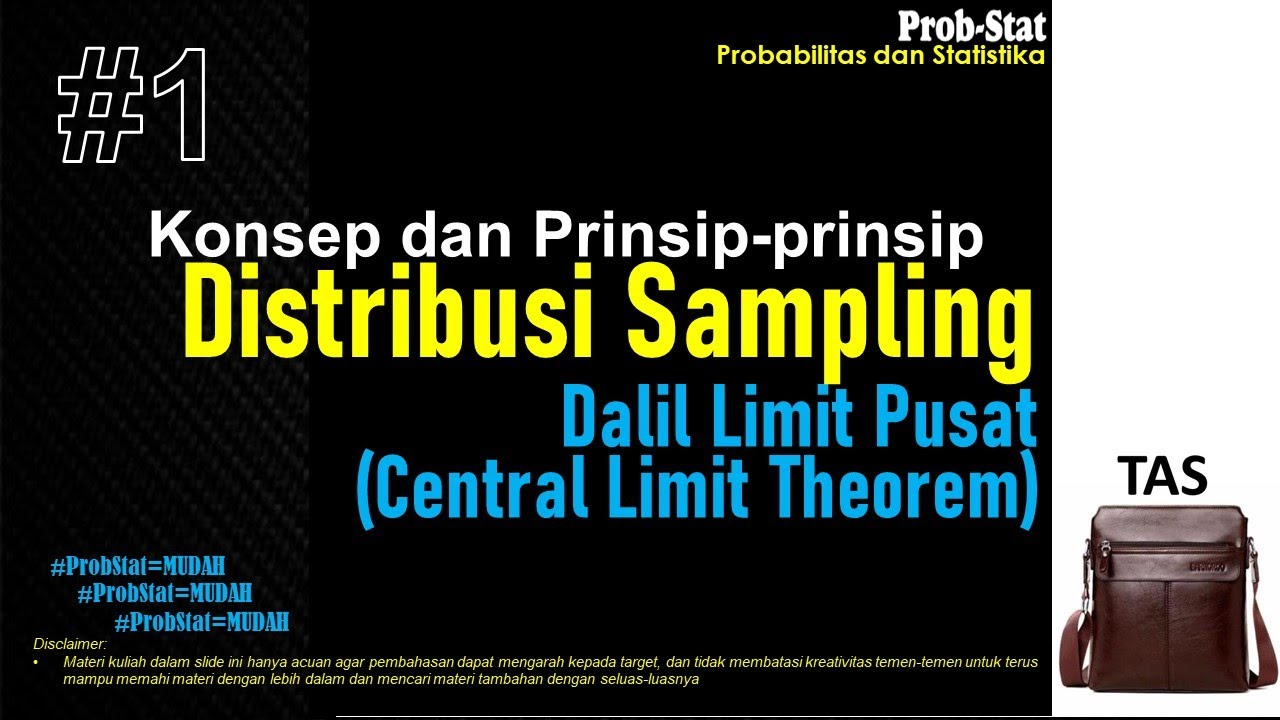 Dalil Limit Pusat ~ Distribusi Sampling | Probabilitas dan Statistika ...