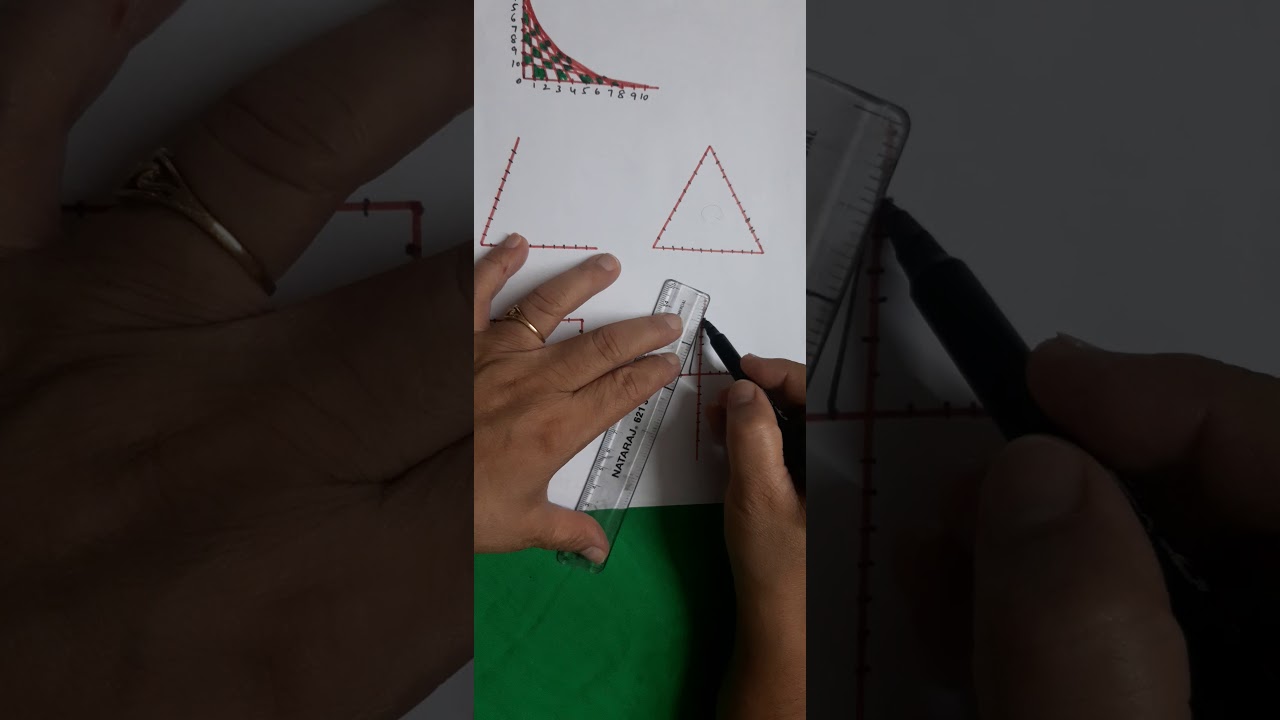 Making curves using straight lines - YouTube