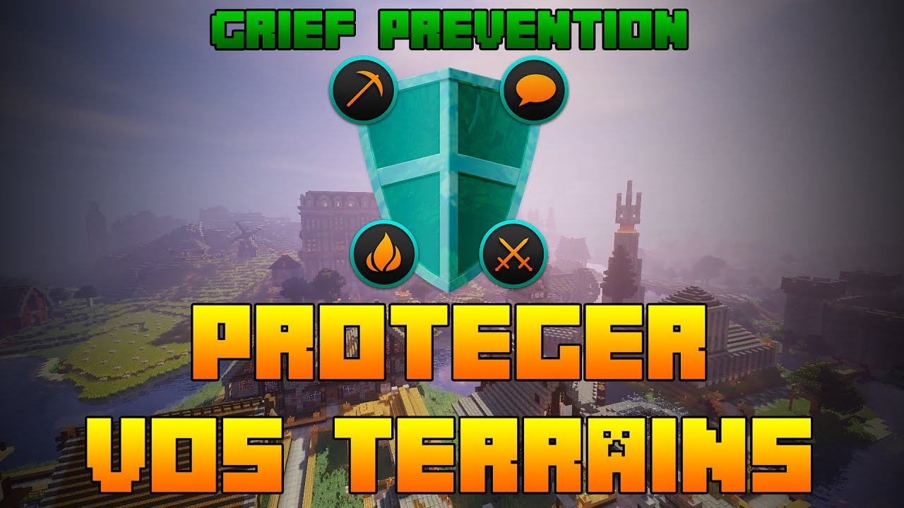 Protéger vos terrains | Plugin GriefPrevention - YouTube