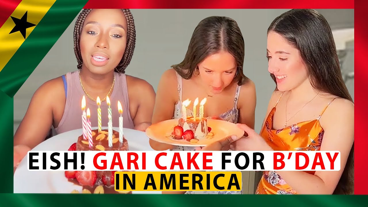 Ghanaian Mom Surprises Daughters with Unique Gari Cake for Birthday in ...