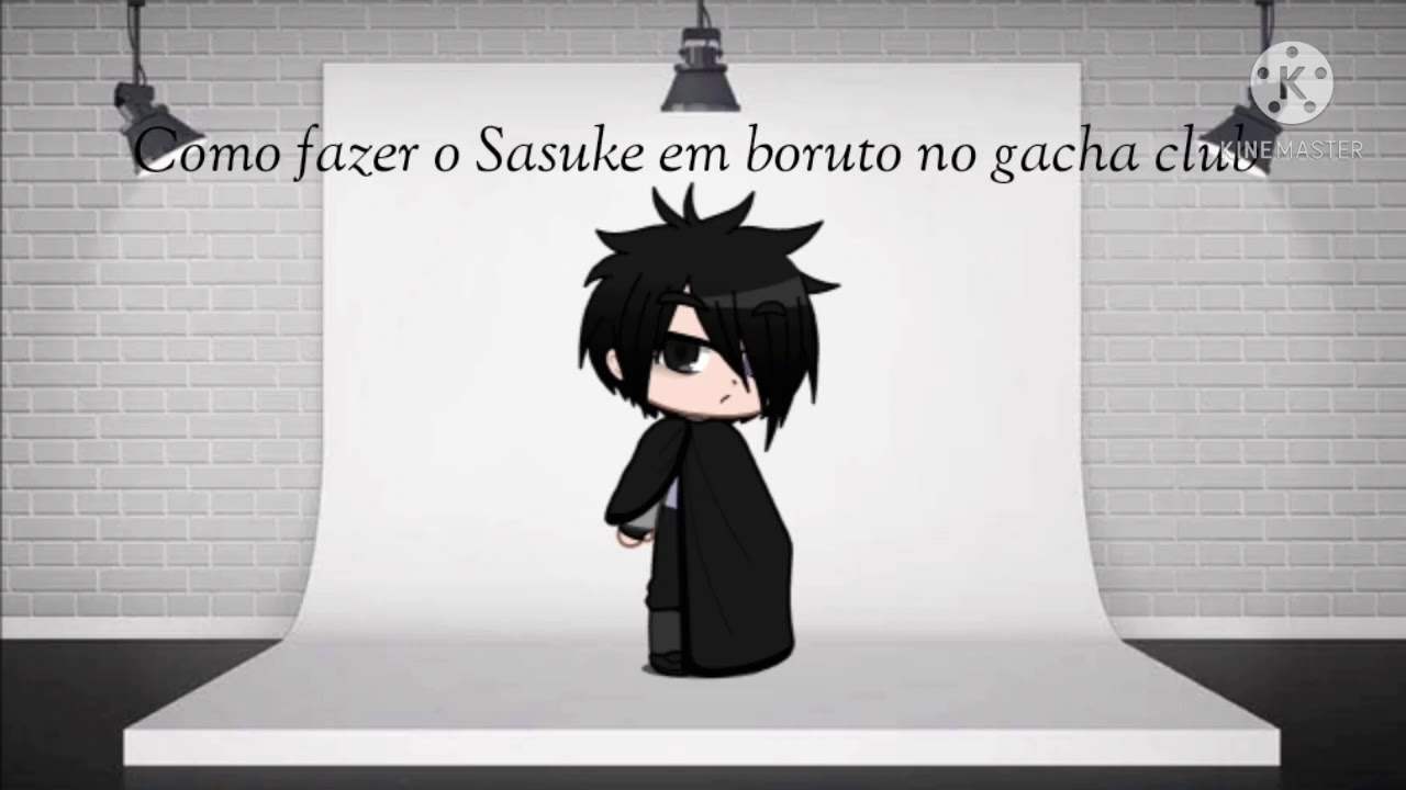 •Tutorial• Como fazer o Sasuke em boruto no gacha club - YouTube