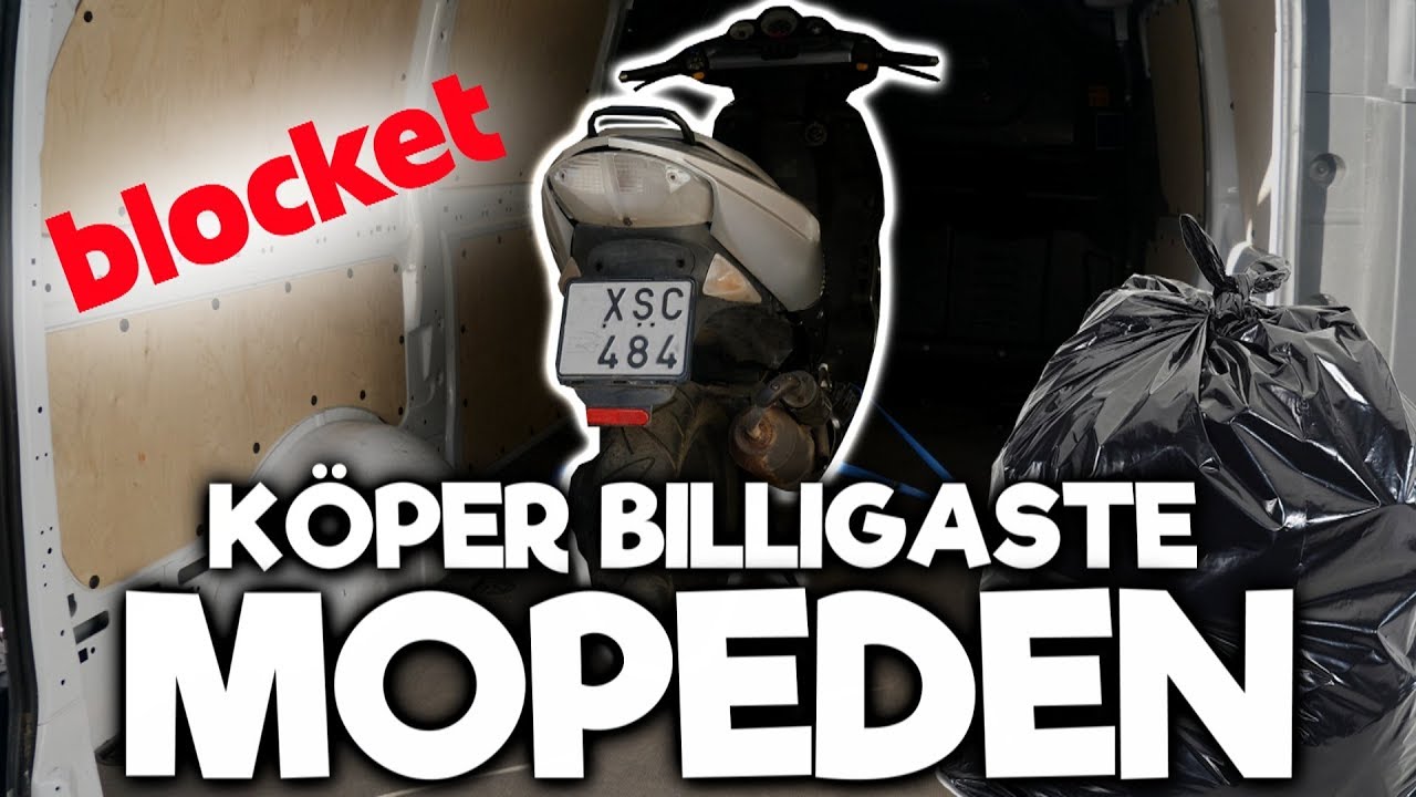 Köper Blockets Billigaste Moped - YouTube