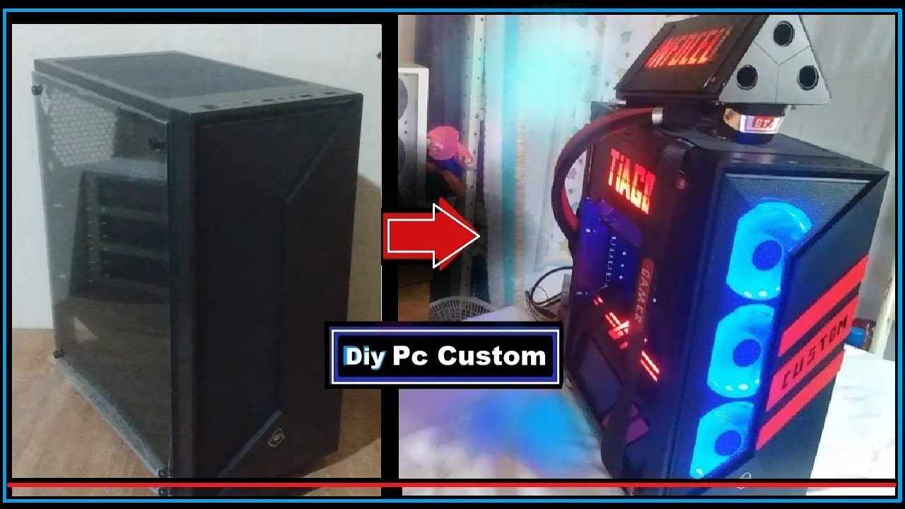 DIY PC CASE MODDING / Моддинг кейса ( МОДДИНГ ПК ) ASMR Computer 2023 ...