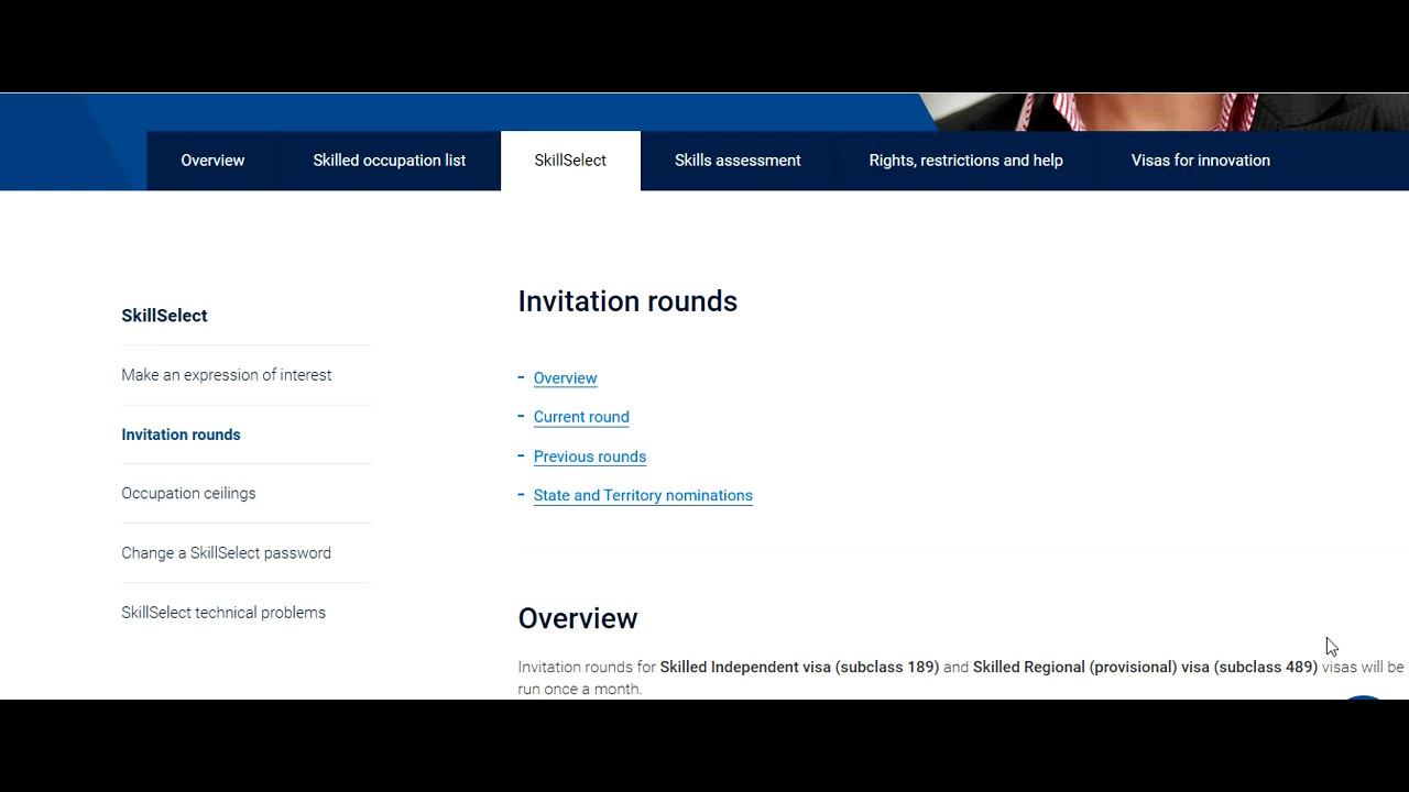 Latest Skill Select Invitation Round for Australia PR 189 and 489 ...