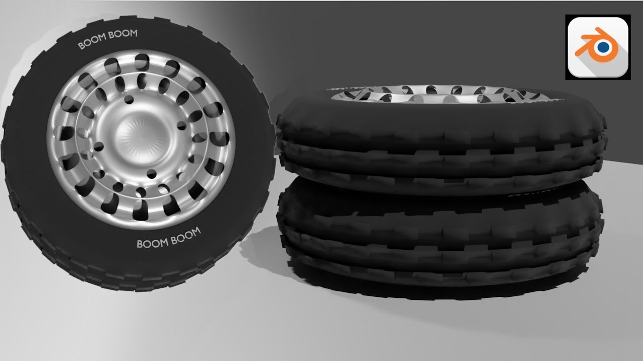 How to create Car Wheel in blender | Wheel make in blender #blender ...