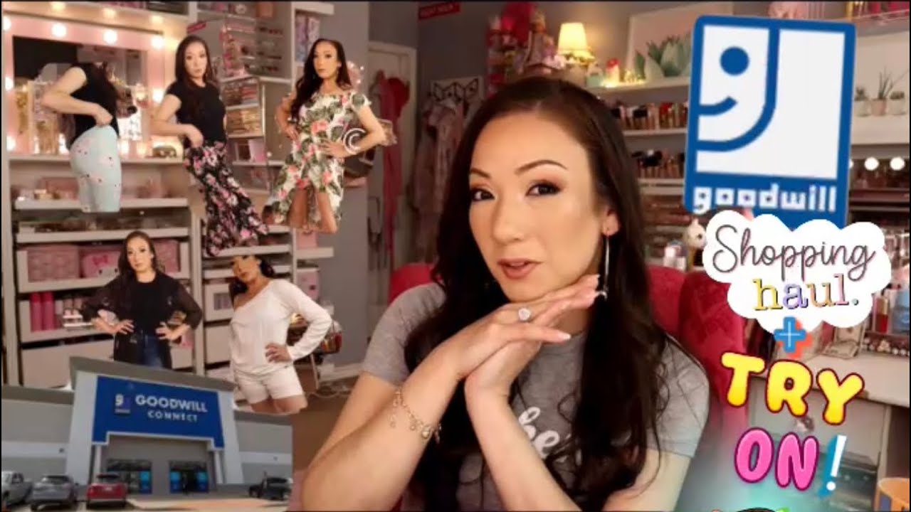 GOODWILL/ THRIFT store cute finds + Clothing Try-On! - YouTube