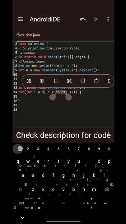 Java program to print multiplication table #coding - YouTube