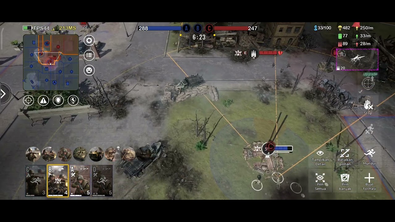 War Alert : WWII PvP RTS - Android Gameplay, this is a very fierce ...
