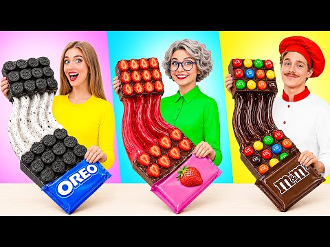 Me vs Grandma Cooking Challenge | Amazing Creative Tricks by Bubba DO Challenge