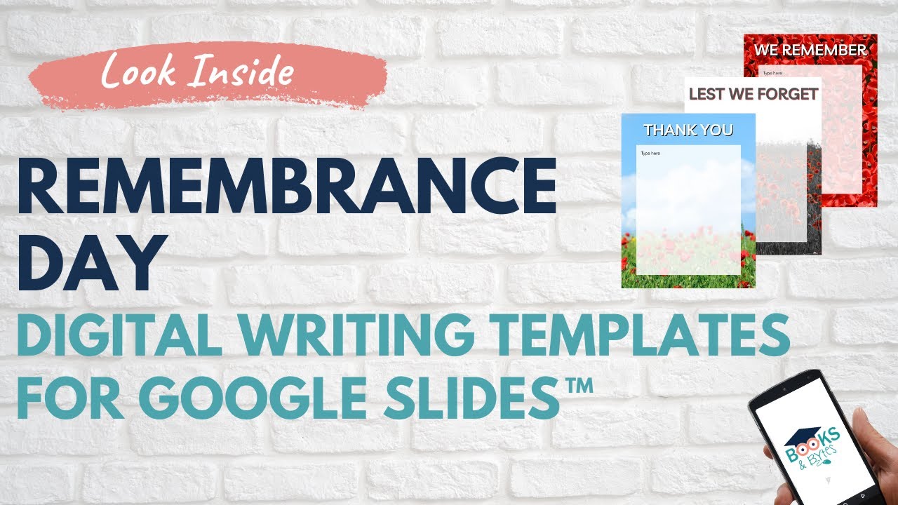 Remembrance Day Letter Templates for Google Slides - YouTube