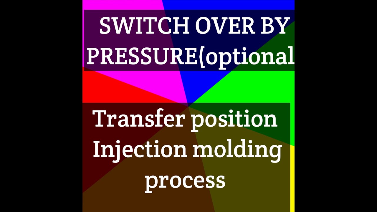 SWITCH OVER BY PRESSURE (OPTIONAL)SETTING / TRANSFER POSITION ...