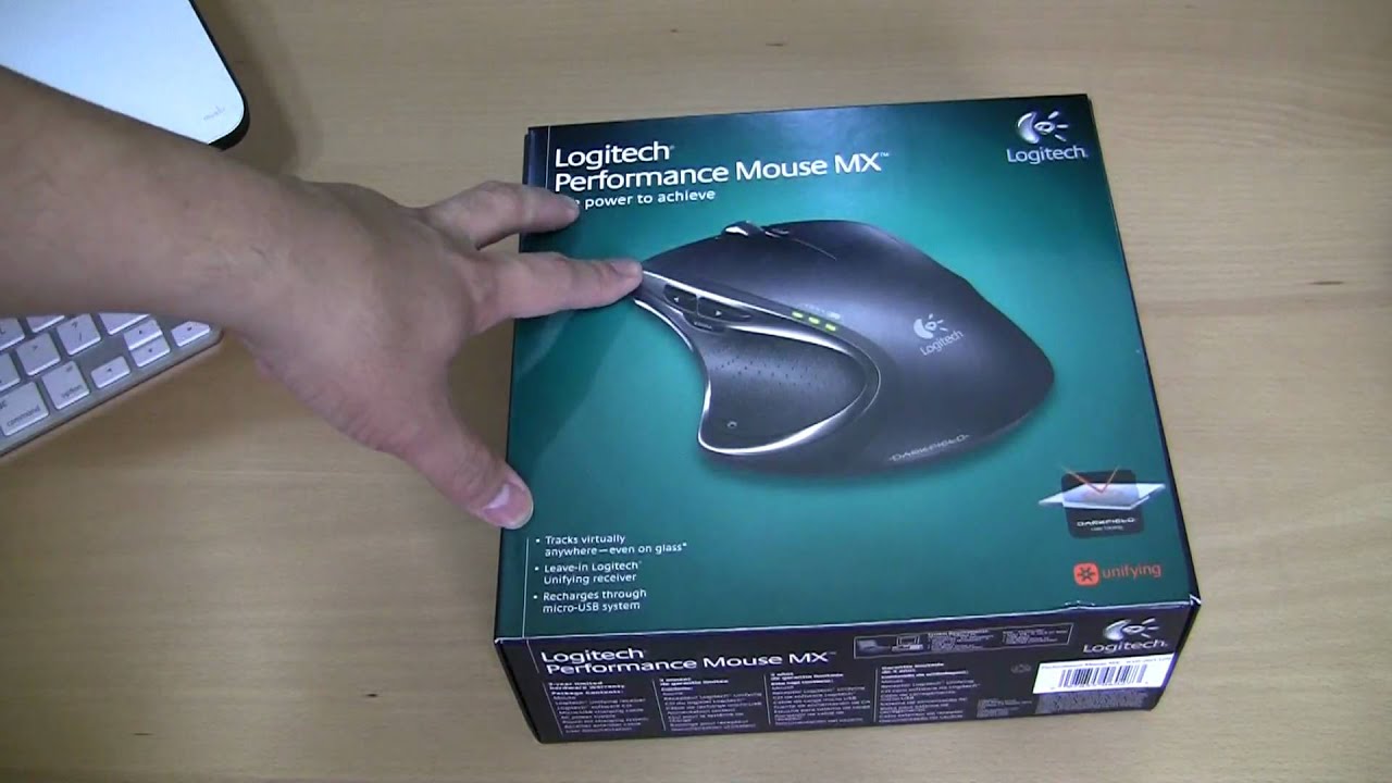 Logitech Performance MX Darkfield Laser Unboxing - YouTube