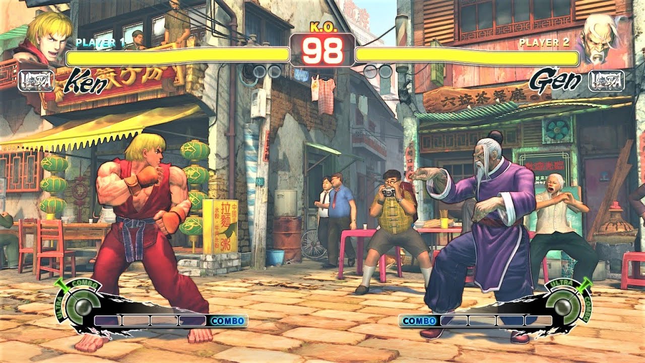 Ken vs Gen (Hardest AI) - Ultra Street Fighter IV - YouTube