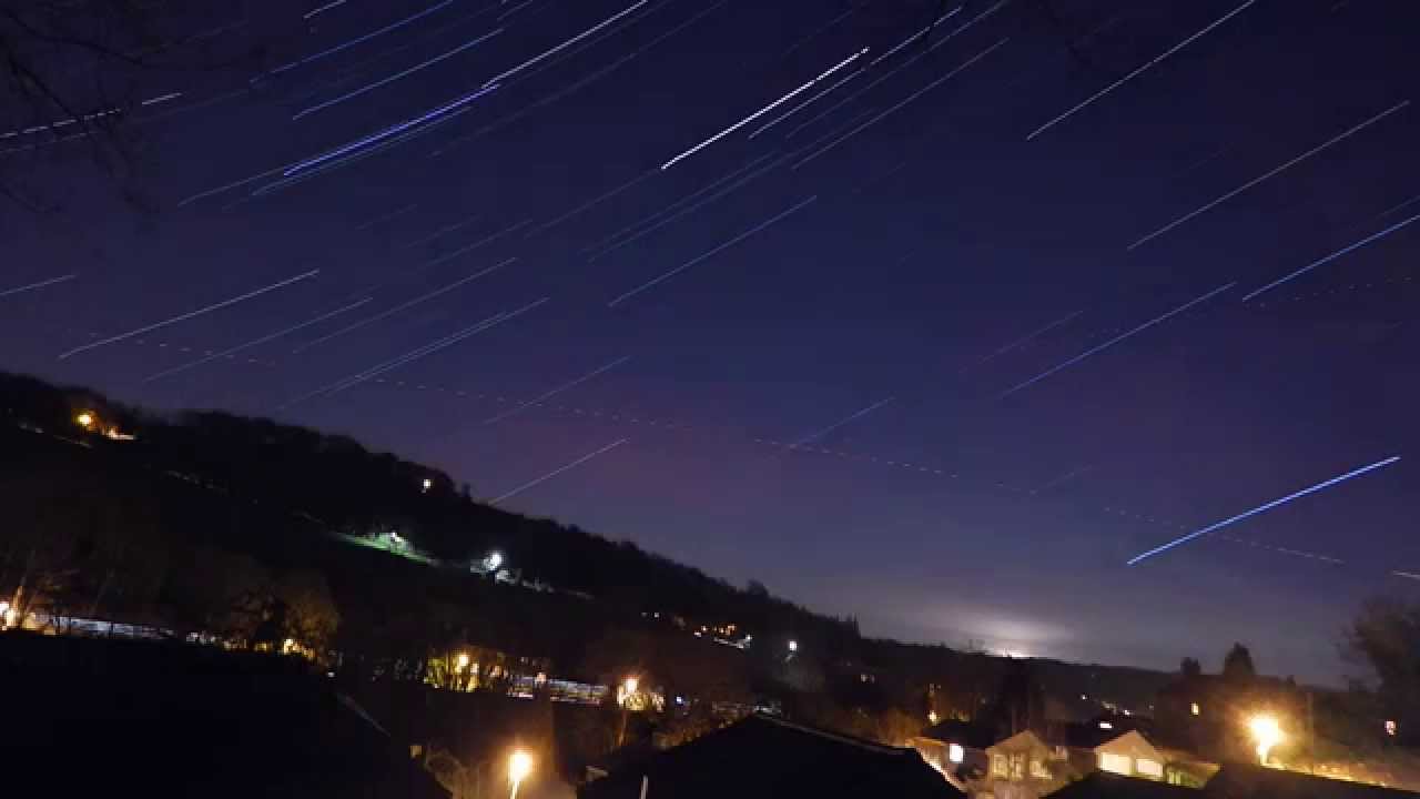 Star Trails and Moon Rise with AW130 - YouTube