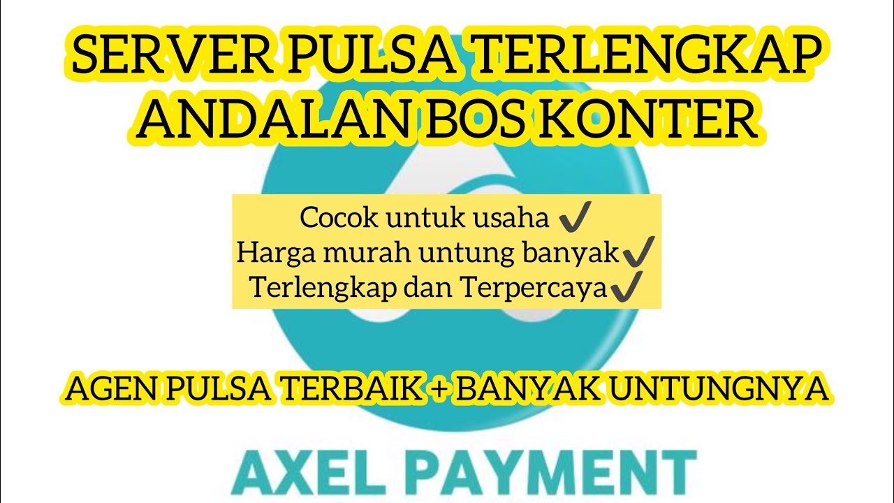 REKOMENDASI SERVER PULSA YANG BANYAK KONTER PAKAI DI TAHUN 2023 - YouTube
