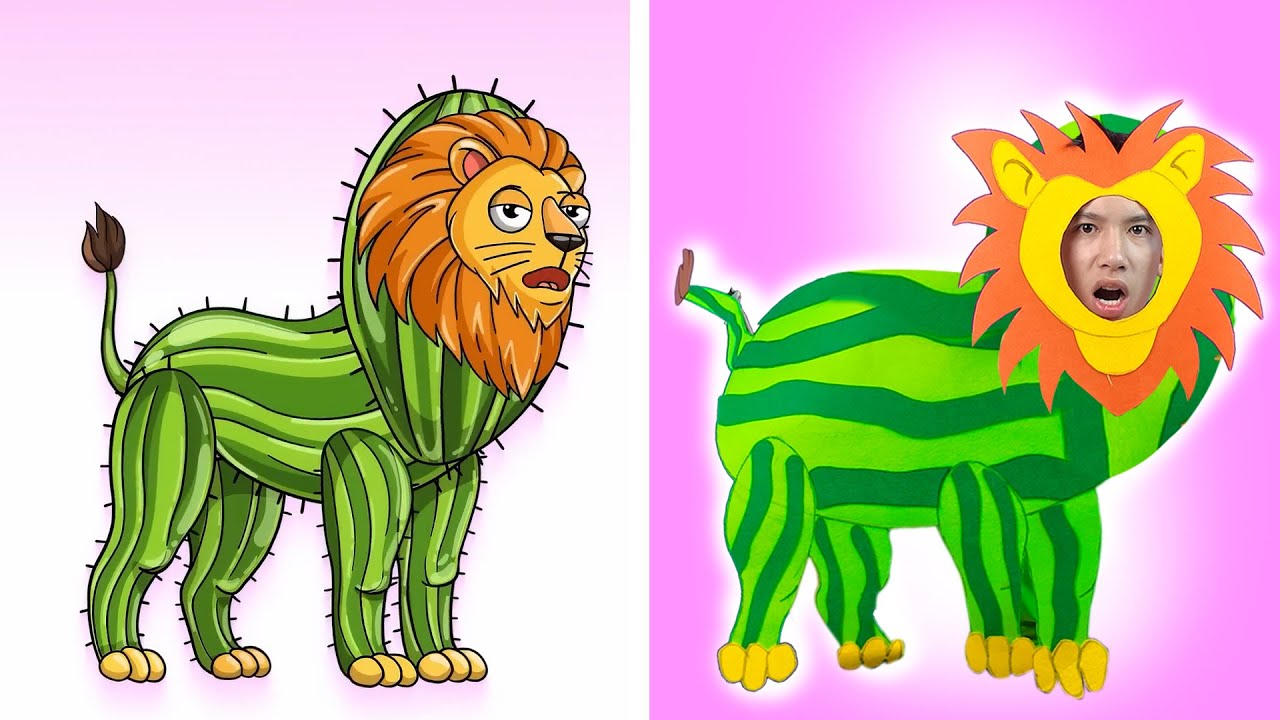 Sprunki LEONELLI CACTUSELLI brainrot in Real Life #sprunki #brainrot # ...