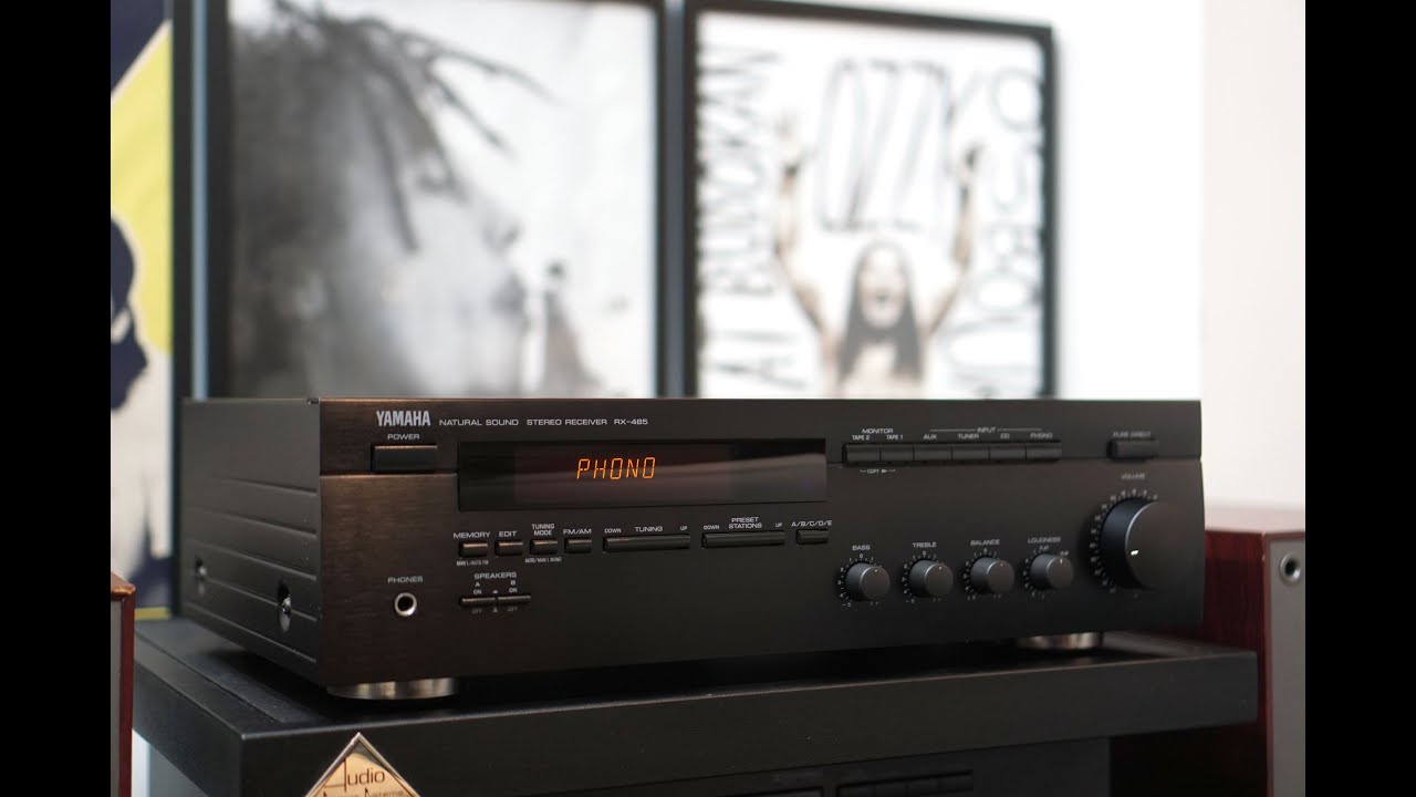 Yamaha RX-485 Stereo Amplifier & Receiver with Phono for your Turntable ...