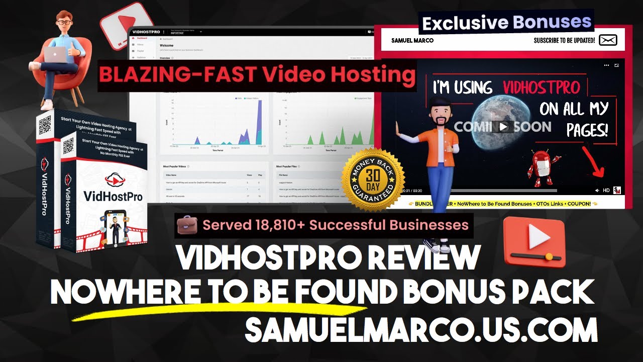 VidHostPro Review: VidHostPro Video Hosting 👉 VidHostPro Review With OTO + Bonus - YouTube
