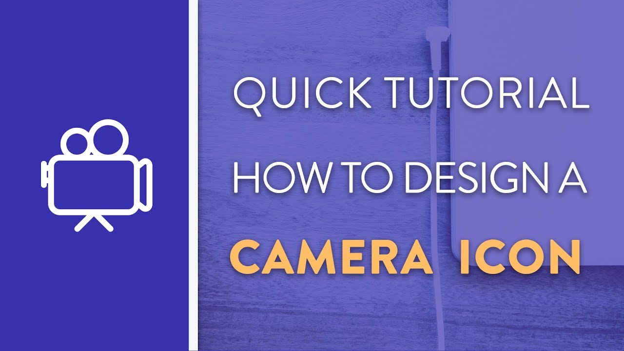 DAY 2 : How To Design A Camera Icon in Illustrator | Icon Design Week ...