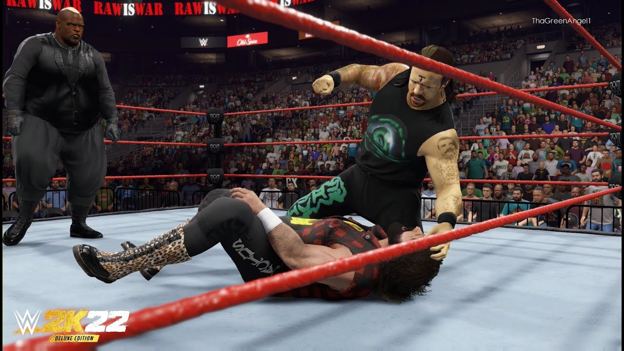 WWE 2K22 - Cactus Jack vs. Viscera & Mideon - YouTube
