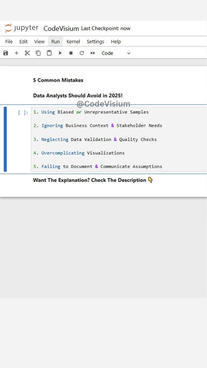 🚀 5 Common Mistakes Data Analysts Should Avoid in 2025! #DataAnalyst #CareerTips #DataScience ...