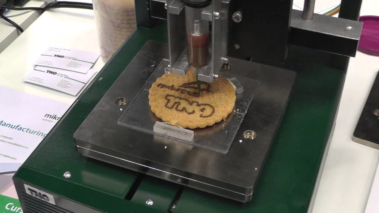 3D Food printing chocola printen chocolate printer printed vakbeurs ...