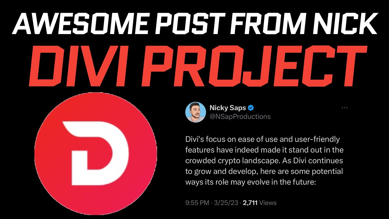Divi Project Update! Nick talking about how Divi continues to grow and ...