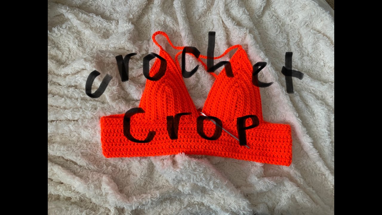 Easy Crochet Bralette Tutorial - YouTube