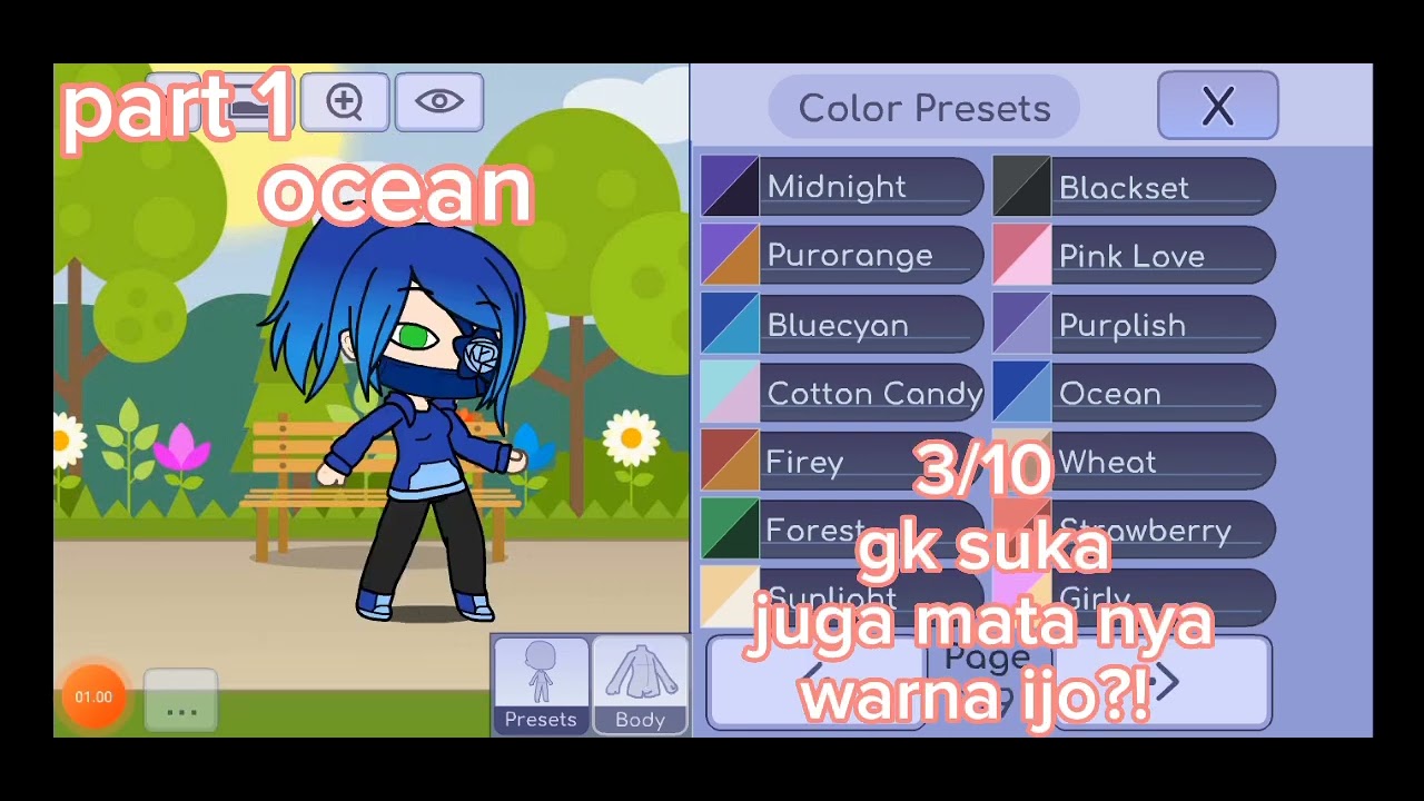 rating warna-warna di color presets di gacha life part 1 - YouTube