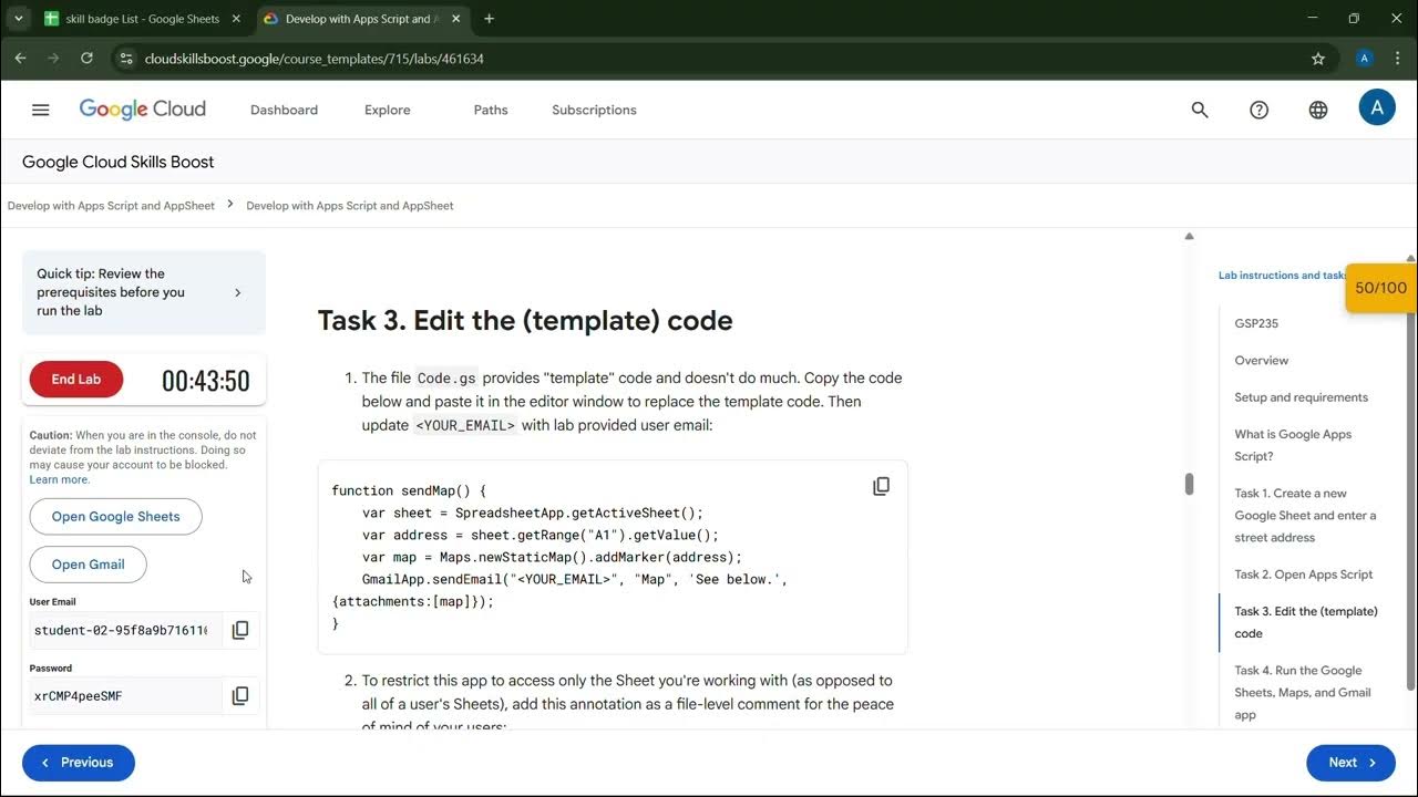 Google Apps Script: Access Google Sheets, Maps & Gmail in 4 Lines of Code || #GSP235 - YouTube