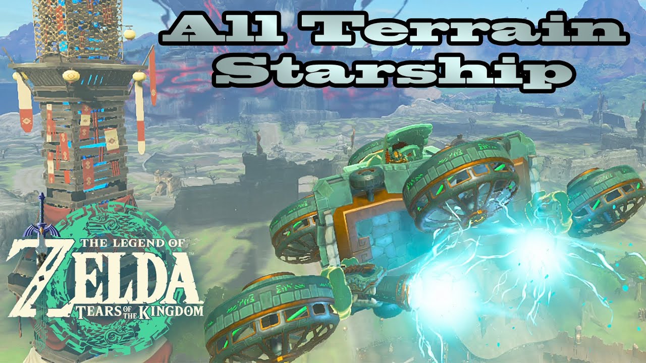 All Terrain Starship With 6 Fans & Orion Drive Cannons in Tears of the ...