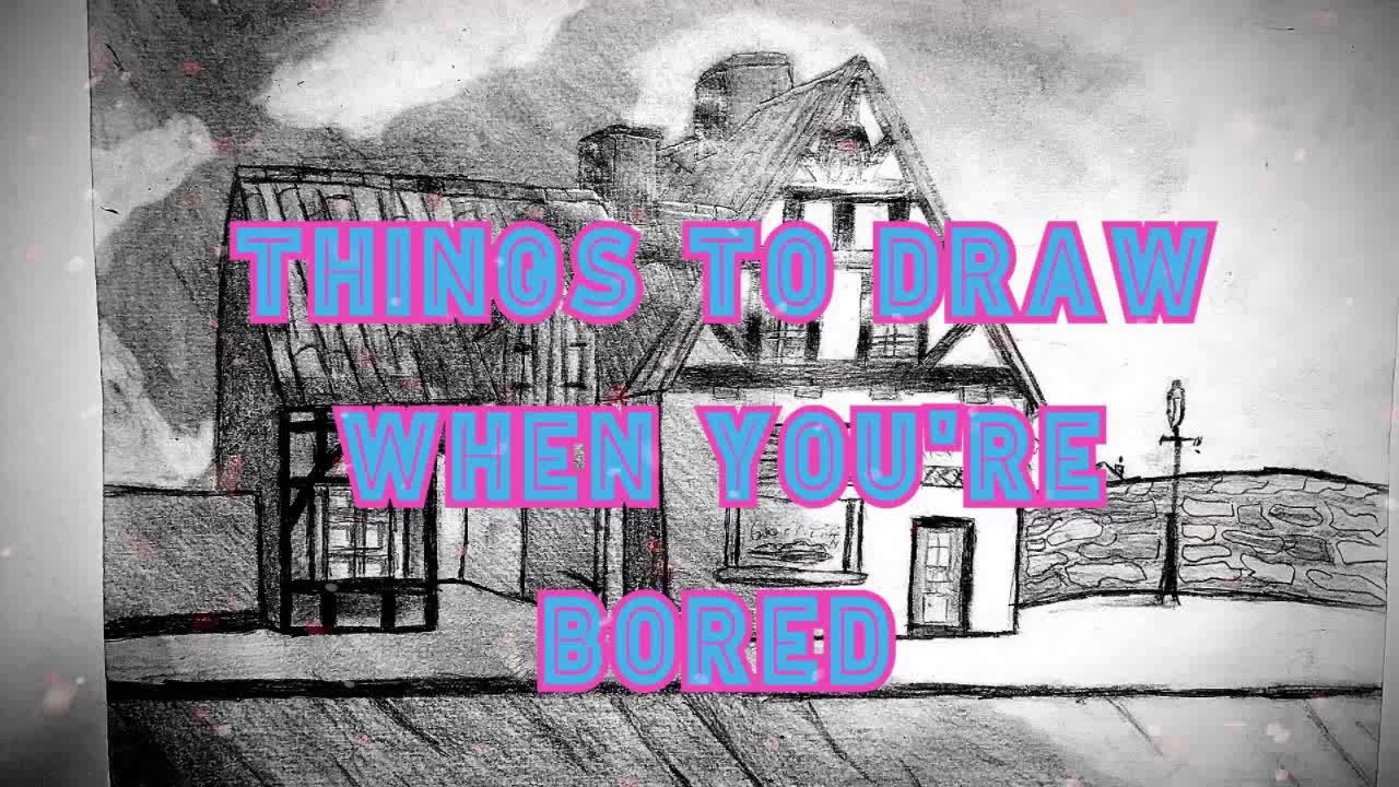 THINGS TO DRAW WHEN YOU'RE BORED!!!// STUNNING AND REMARKABLE ART - YouTube
