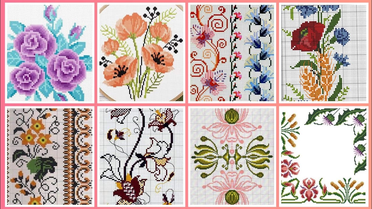 #1 Most Beautiful and Unique New Cross Stitch Patterns For Everything # ...