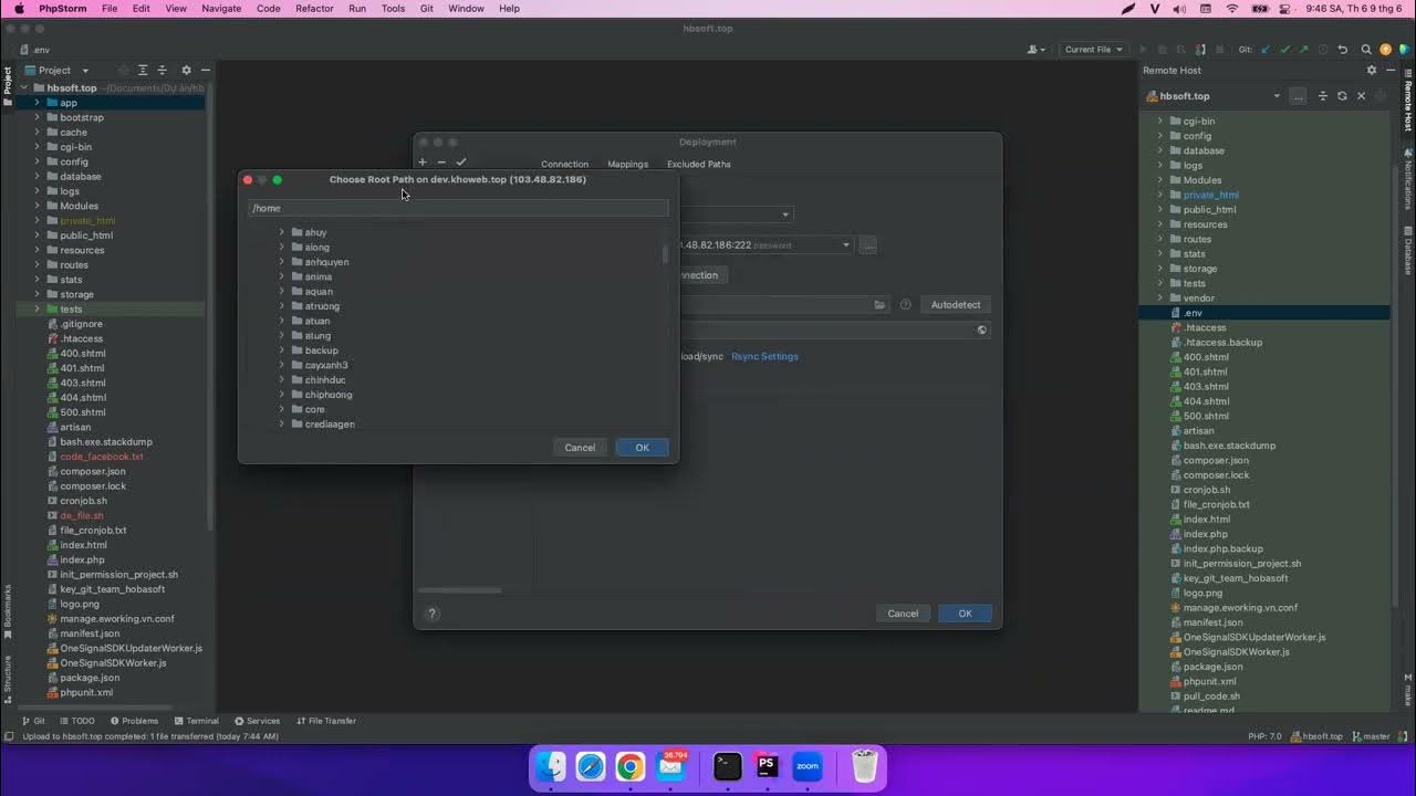 Kết Nối Server Với Phpstorm Youtube