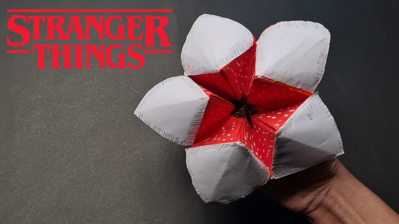 How to Make Demogorgon from Stranger Things | Easy DIY Paper Craft ...