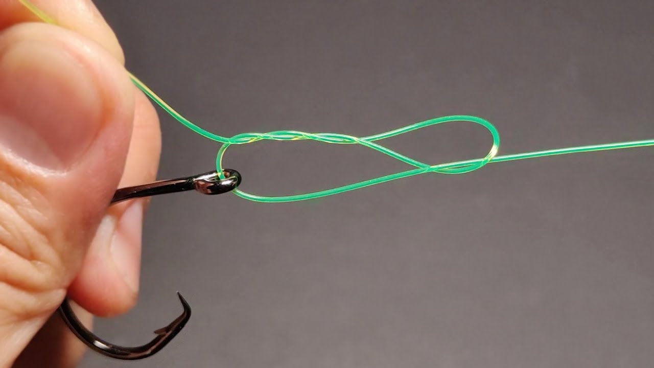 Easy Strong Non Slip Fishing Knot - YouTube