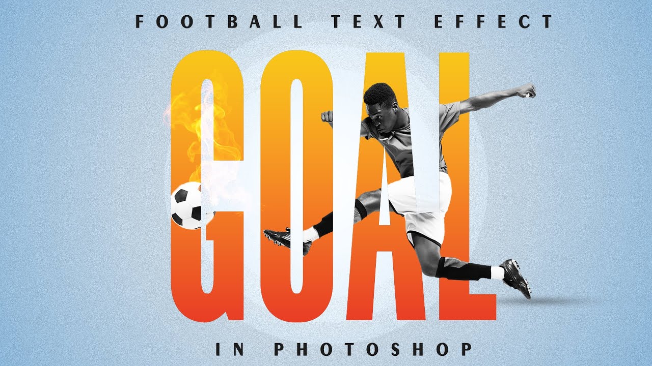 Create a Football Text effect In Photoshop || Step by Step Tutorial ...