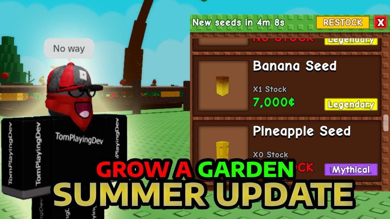 GROW A GARDEN SUMMER UPDATE IS BETTER THAN I THOUGHT | Roblox Grow a ...