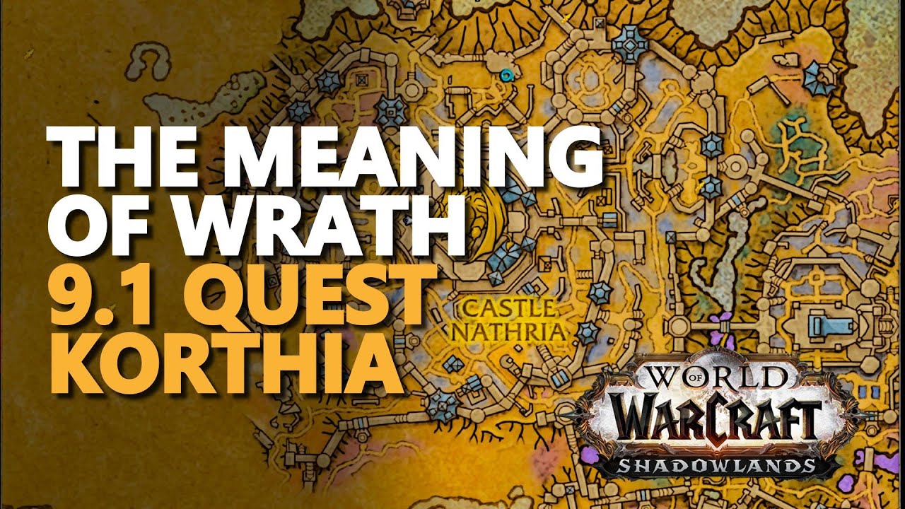 The Meaning of Wrath WoW Quest - YouTube