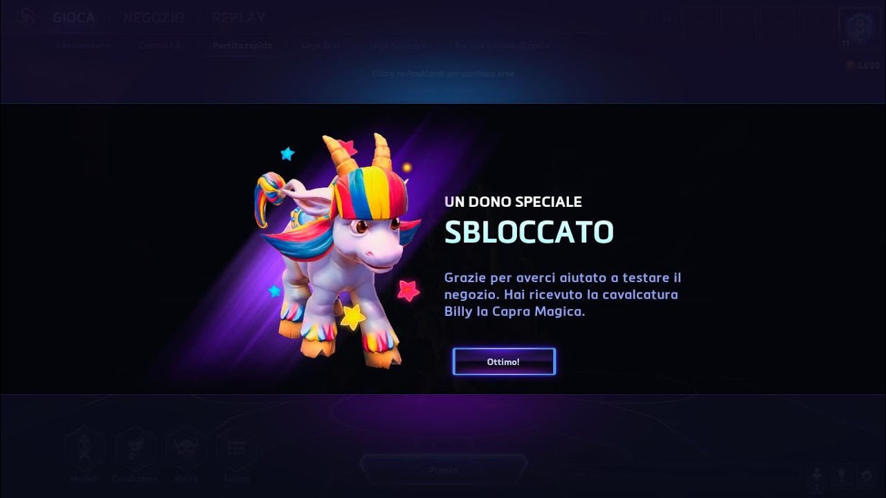 Wonder Billie // Billy la Capra Magica Mount Showcase - YouTube