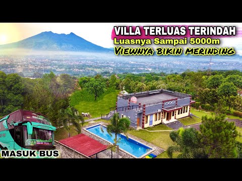 VILLA BESAR DI PUNCAK BOGOR ANTI MACET | VILLA HANAN MEGAMENDUNG