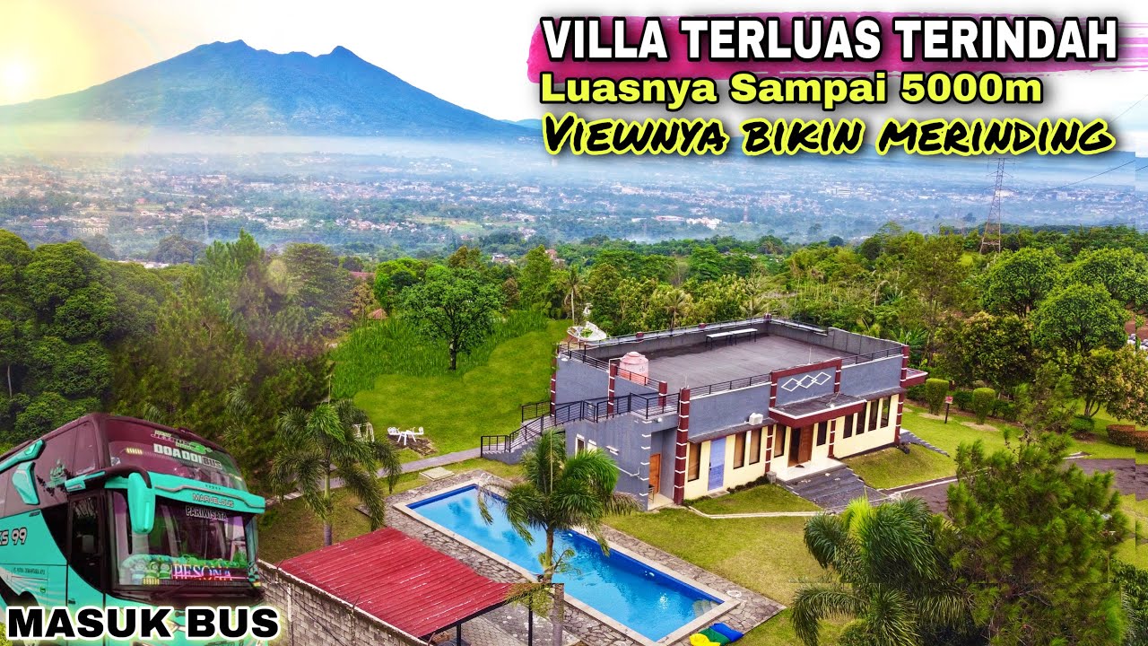 VILLA BESAR DI PUNCAK BOGOR ANTI MACET | VILLA HANAN MEGAMENDUNG - YouTube