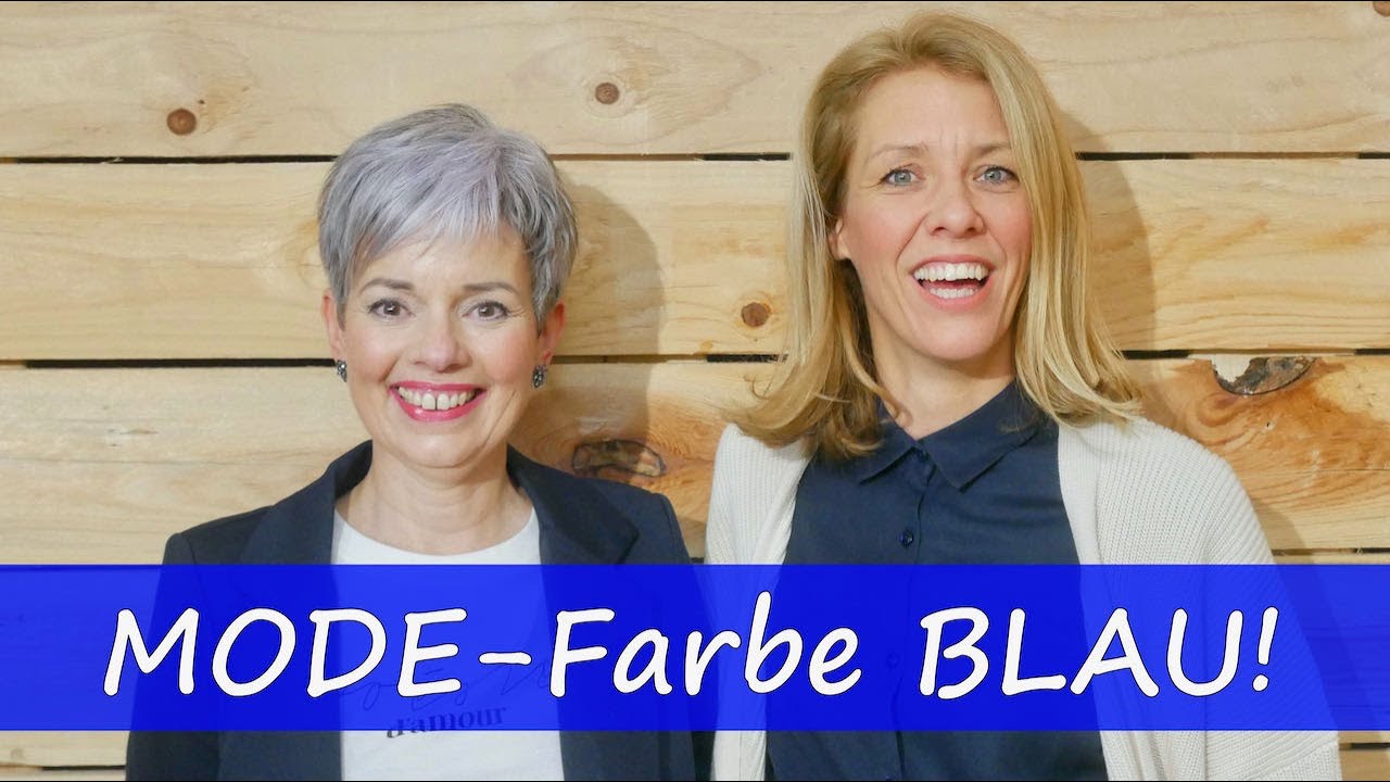 Modefarbe blau - die neue Trendfarbe im Frühjahr 2023! - YouTube