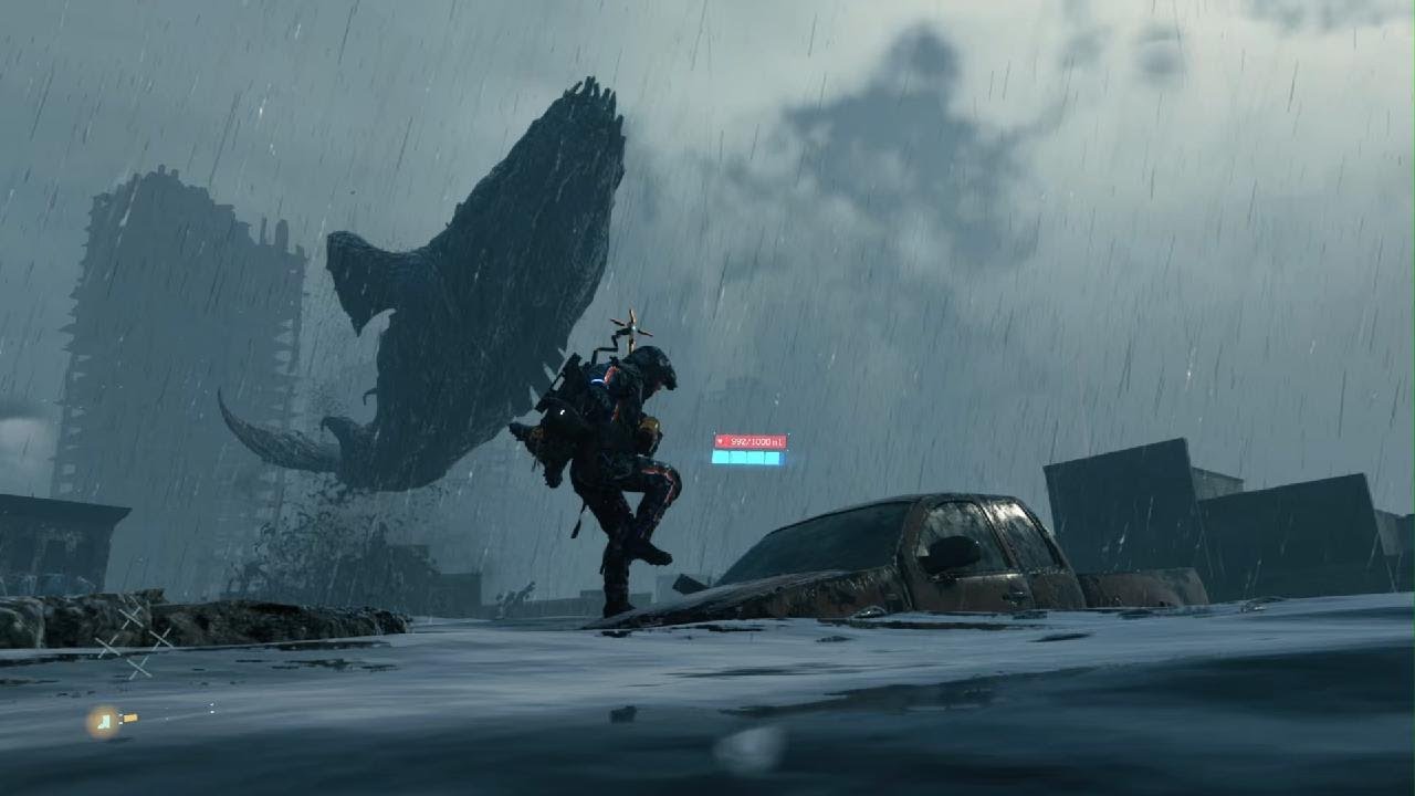 DEATH STRANDING whale boss fight - YouTube