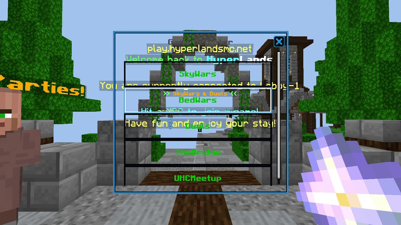 Minecraft hyperlands server (i get wrecked) - YouTube