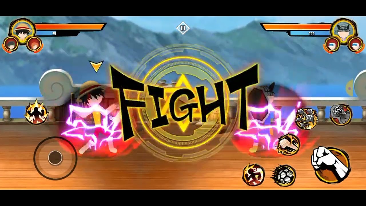 luchamos con personajes de one piece en stick man pirates ( kapi play ...